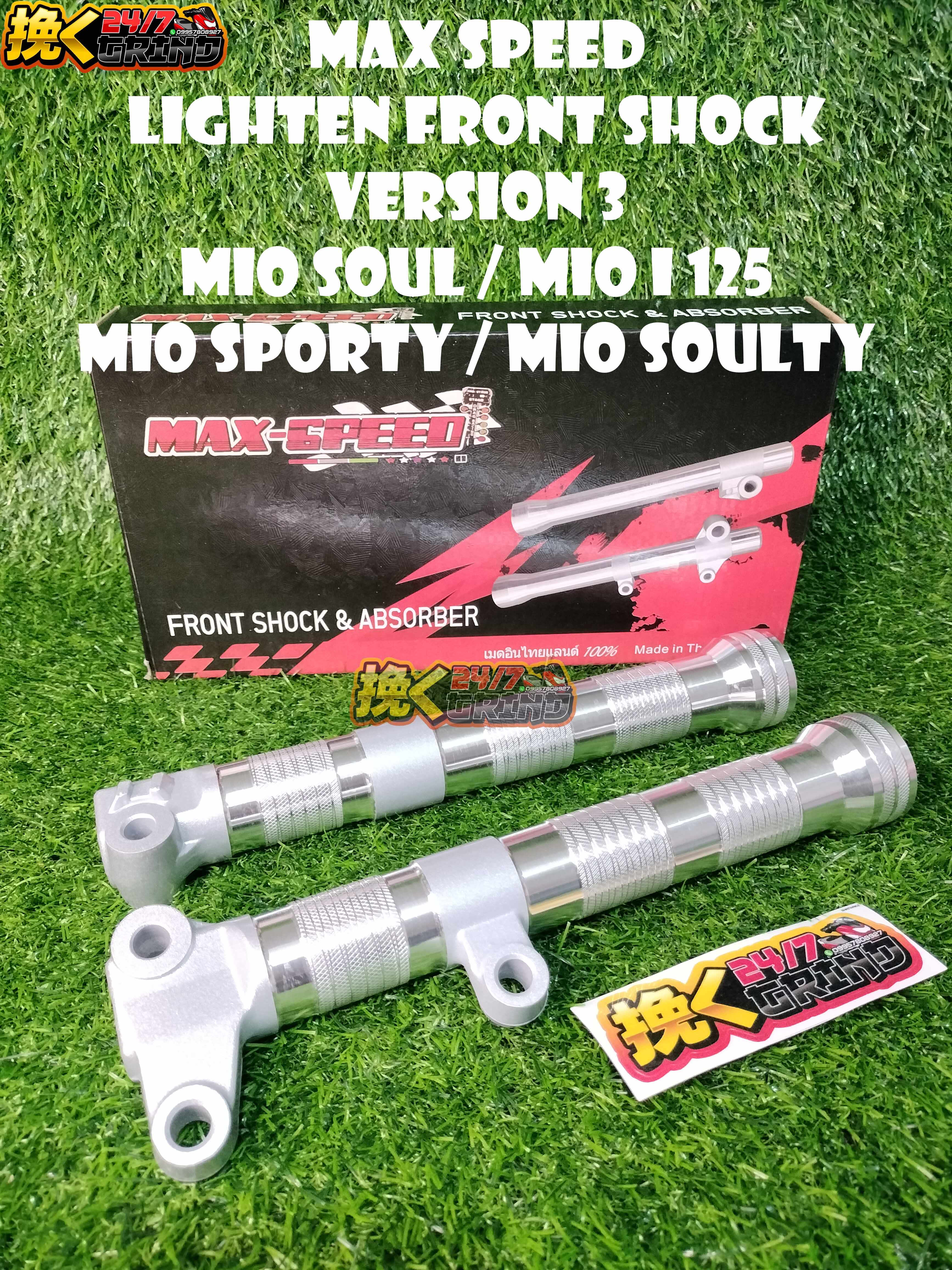LIGHTEN FRONT SHOCK MAX SPEED VERSION 3 YAMAHA MIO SPORTY / MIO I 125 ...
