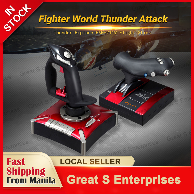 GSE PXN 2119 Wired Game Joystick PC Flight Game Controller Joystick ...