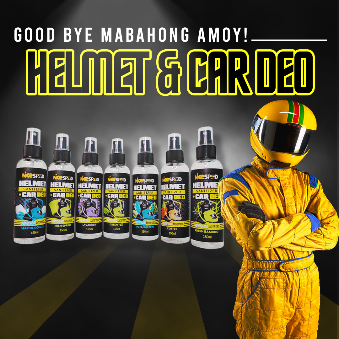 Helmet & Car Deodorizer Spray Antibacterial & Air Disinfectant ...