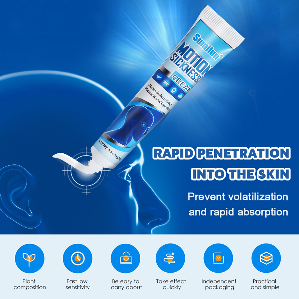 Motion Sickness Cream Airsickness Seasickness Ointment Relieve ...