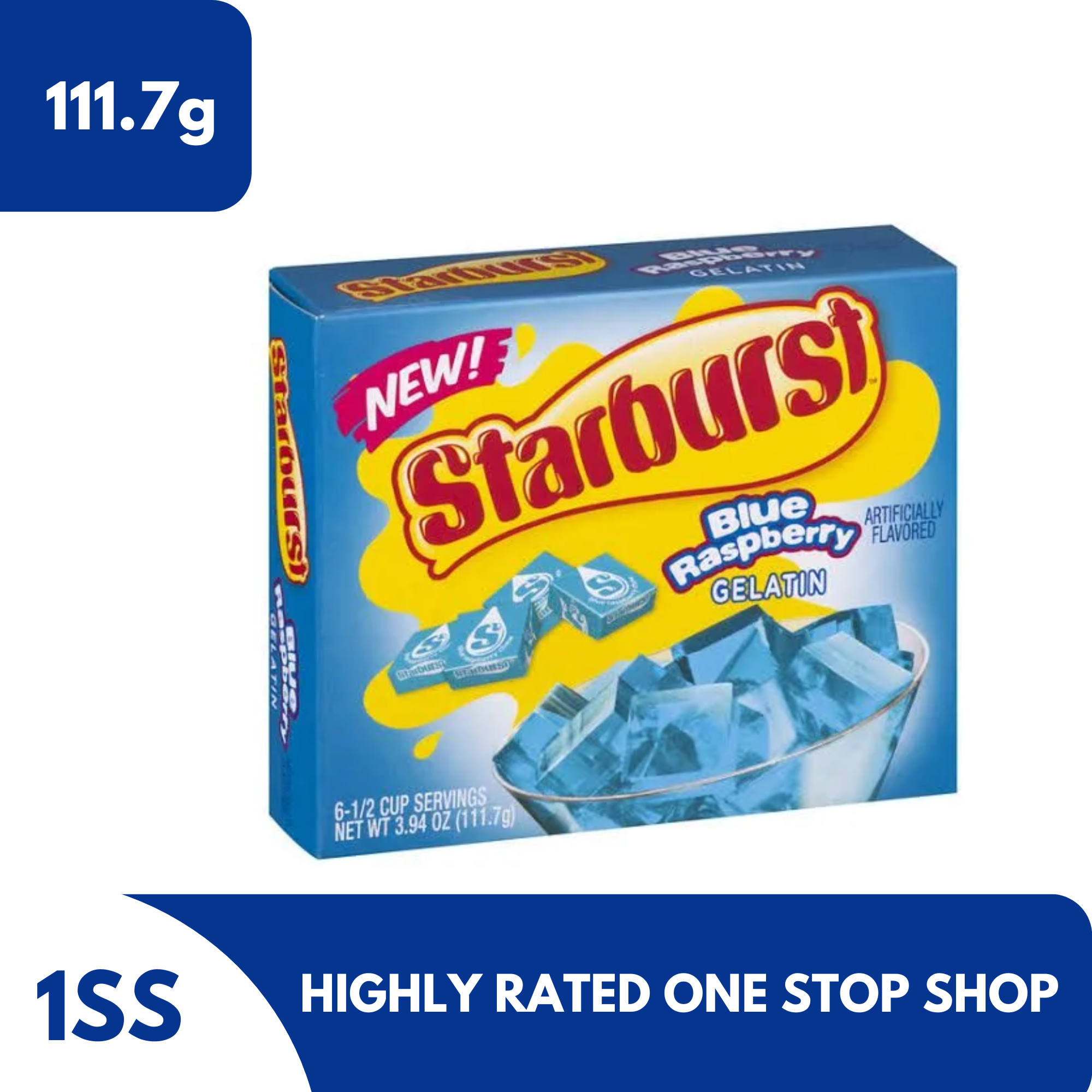 Starburst Blue Raspberry Gelatin, 111.7g | Lazada PH