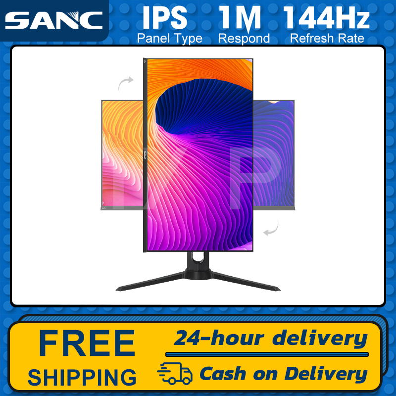 SANC 24 inch Gaming Monitor PC Computer Monitor Desktop Monitor 1MS GTG ...