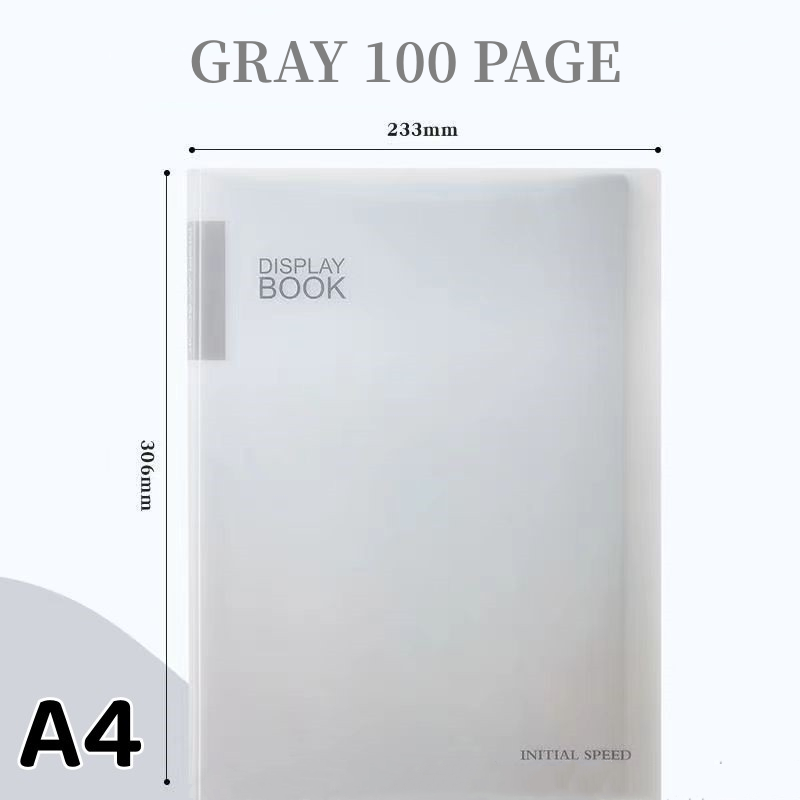 Gradient A4 Display Clear Book File Folder Document Organizer Storage ...