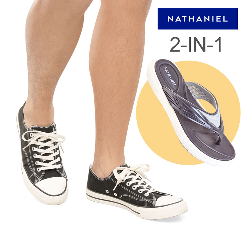 Nathaniel Mens Shoes & Slipper Barkerville Canvas/Rubber NMS | Lazada PH