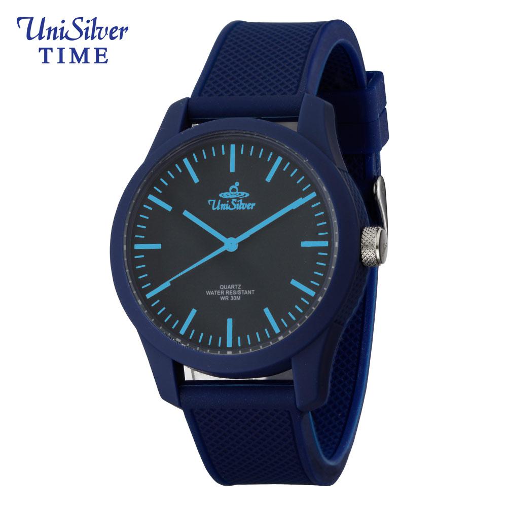 Unisilver TIME Unisex Blue Analog Rubber Watch KW3347-1005 | Lazada PH