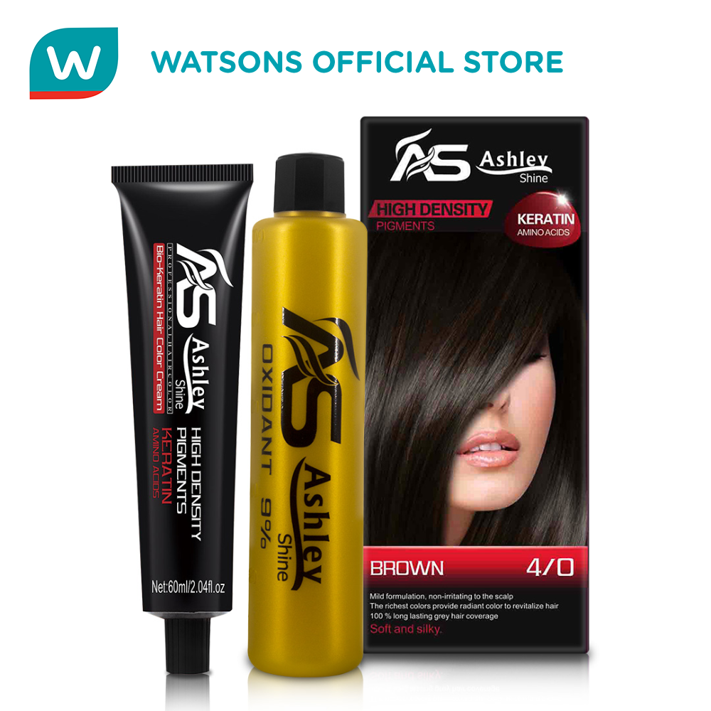 ASHLEY SHINE Hair Color Brown 4 60ml | Lazada PH