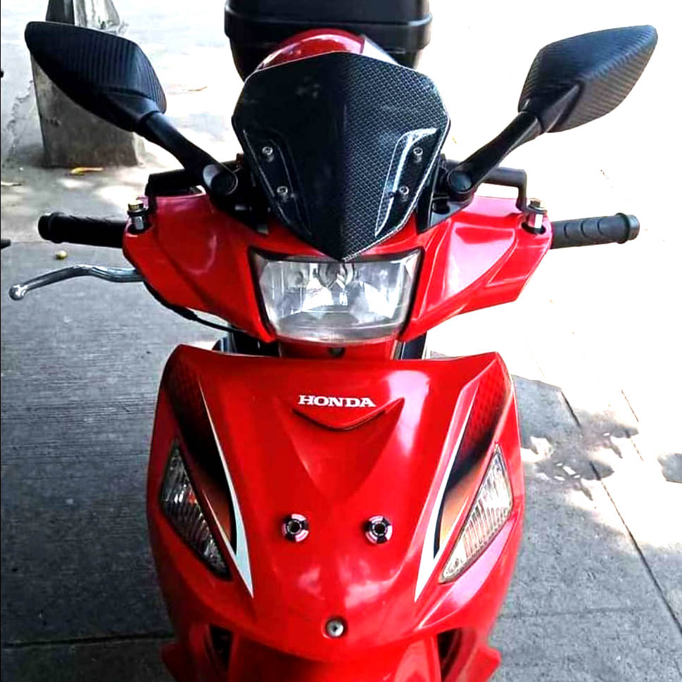 Wave Alpha Cx R25 Bracket with side mirror | Lazada PH