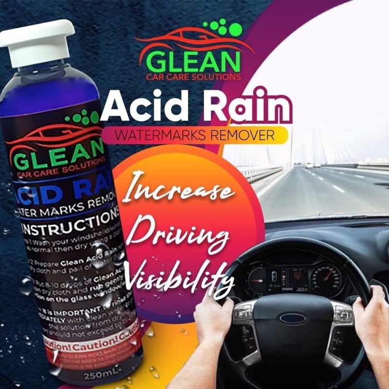 GLEAN Acid rain remover with free towel 250ml | Lazada PH