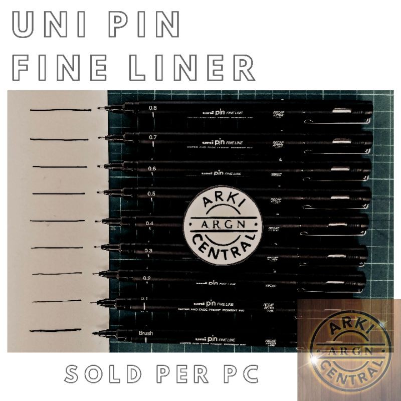 LOW PRICE! UNI PIN UNIPIN FINE LINE PEN TECHNICAL PEN HITECTURE | Lazada PH