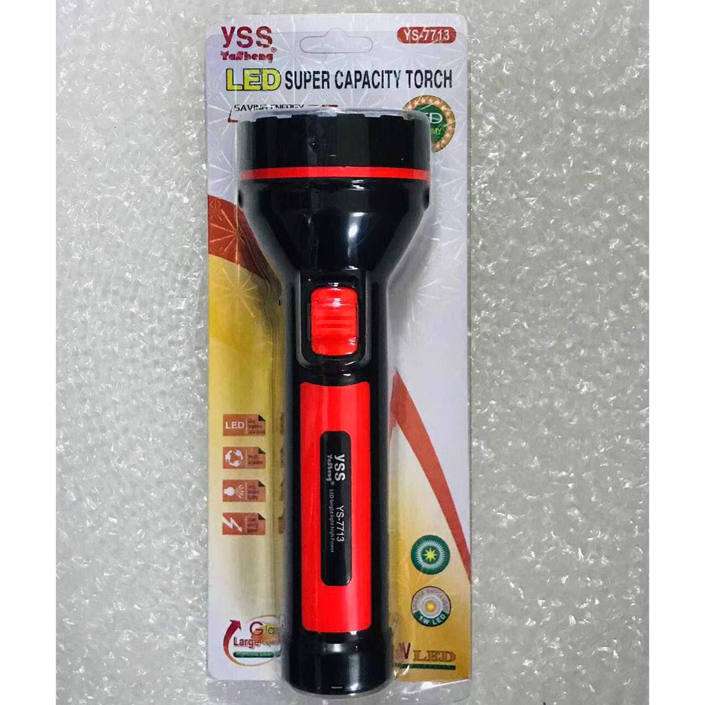 YSS LED Super capacity Torch flashlight (Rechargeable) | Lazada PH