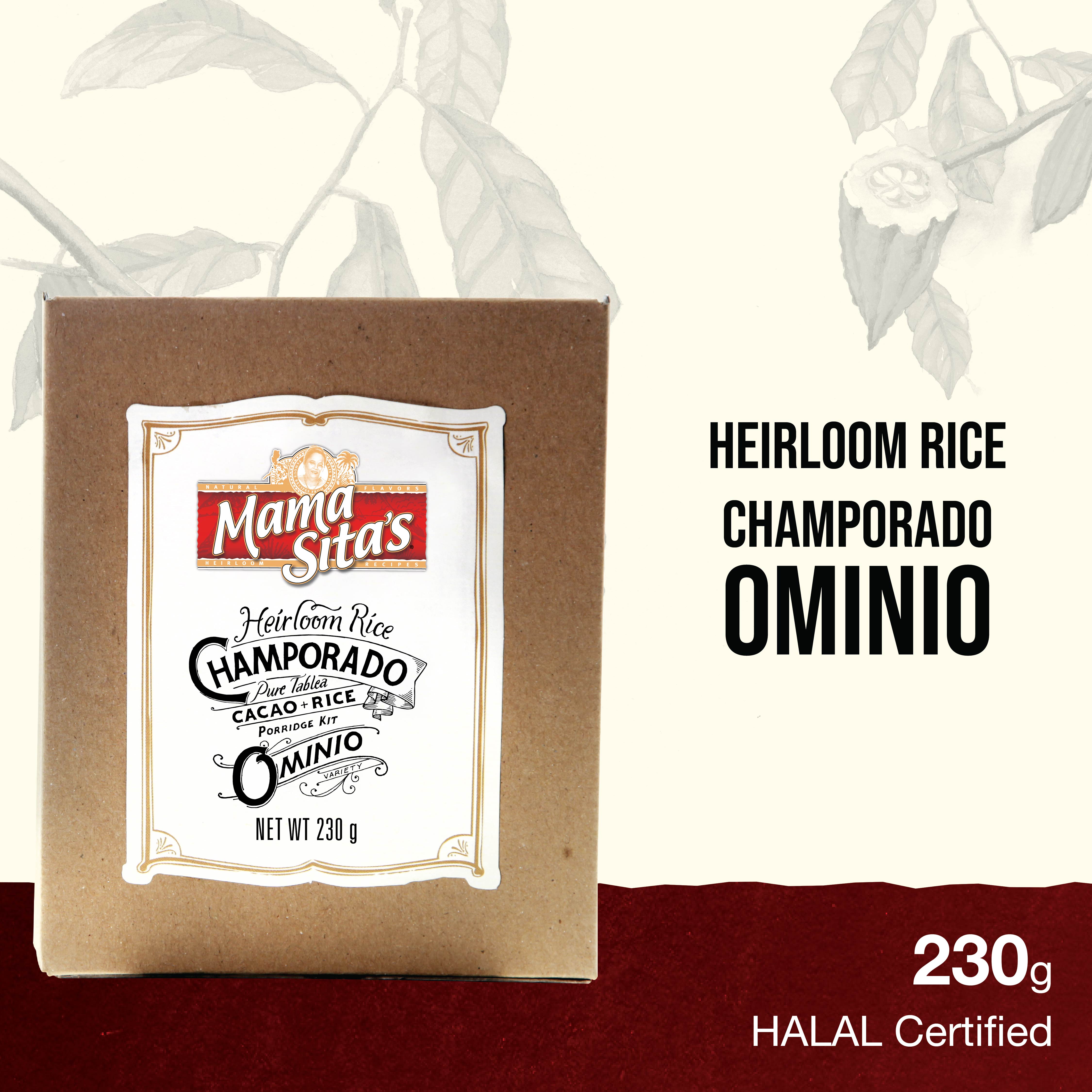 Mama Sita's Heirloom Rice Champorado (Pure Tablea Cacao + Rice Porridge ...