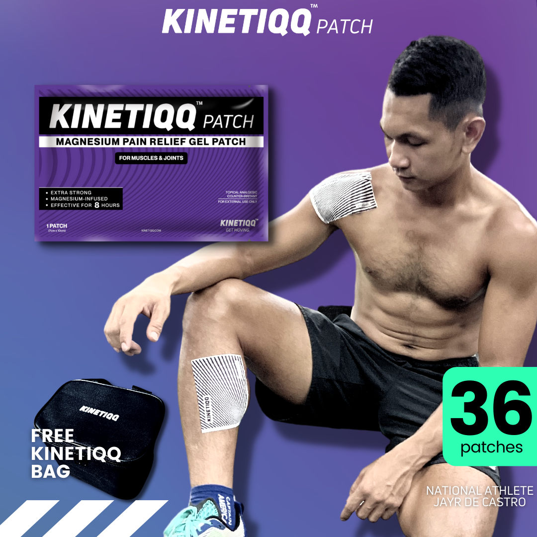 KINETIQQ Patch (36-Pack) - ActivRecovery Magnesium Gel Patch for muscle ...