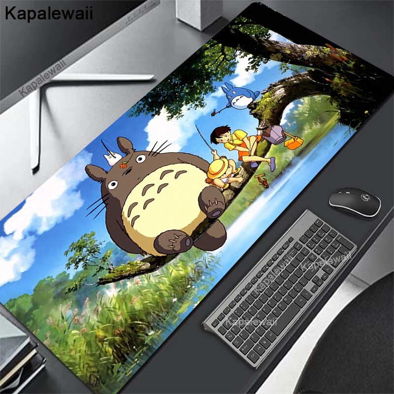 Kawaii Cute Totoro Anime Mouse Pad Gaming XL Custom Home New 90x40 ...