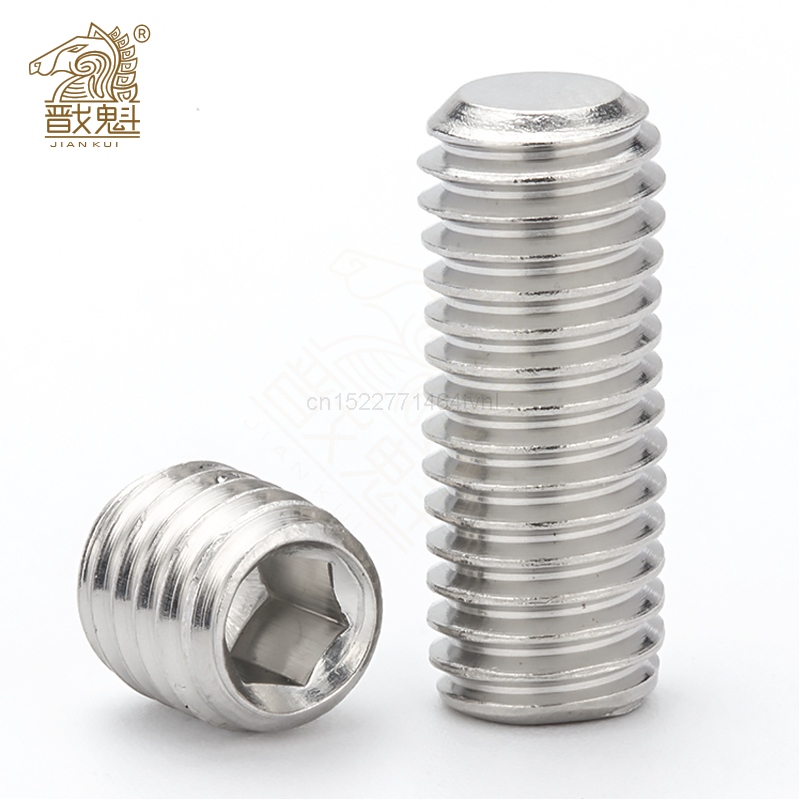 Hexagon Hex Socket Set Screw Flat Point Allen Head M2 M2.5 M3 M4 M5 M6 ...