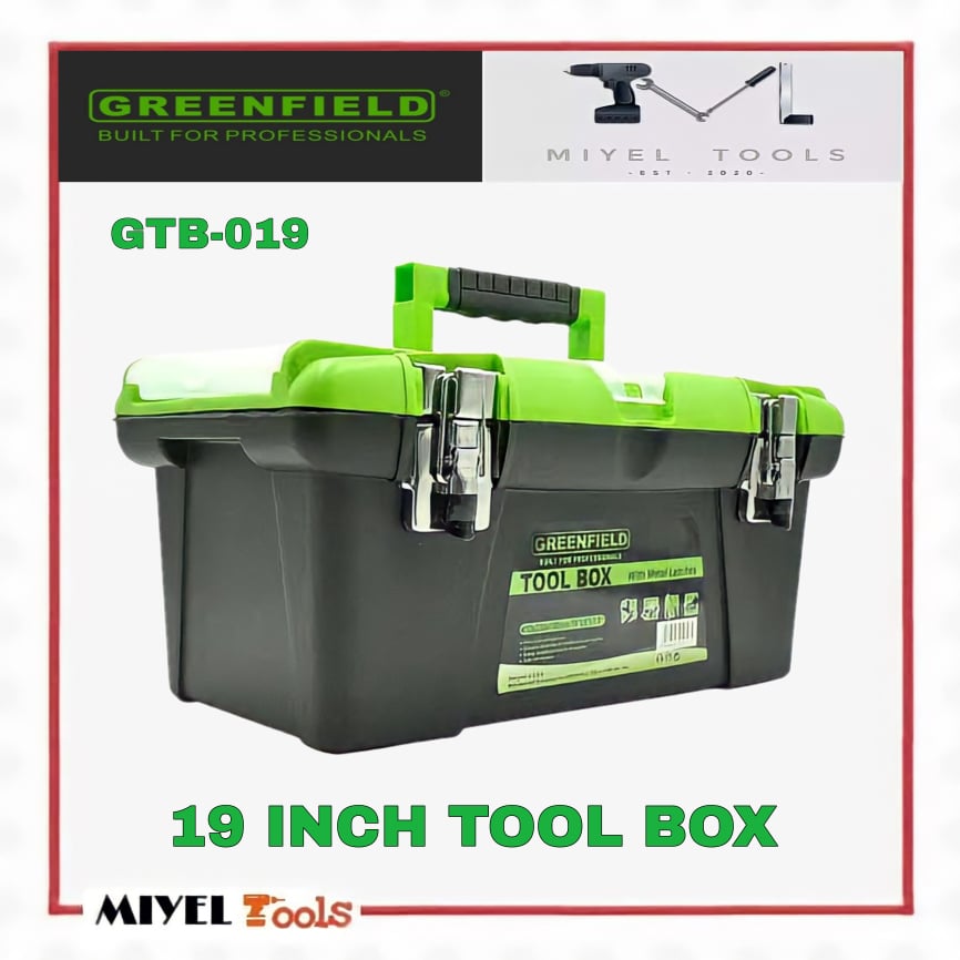 GREENFIELD 19-inch Tool Box with Metal Latch (GTB-19) | Lazada PH