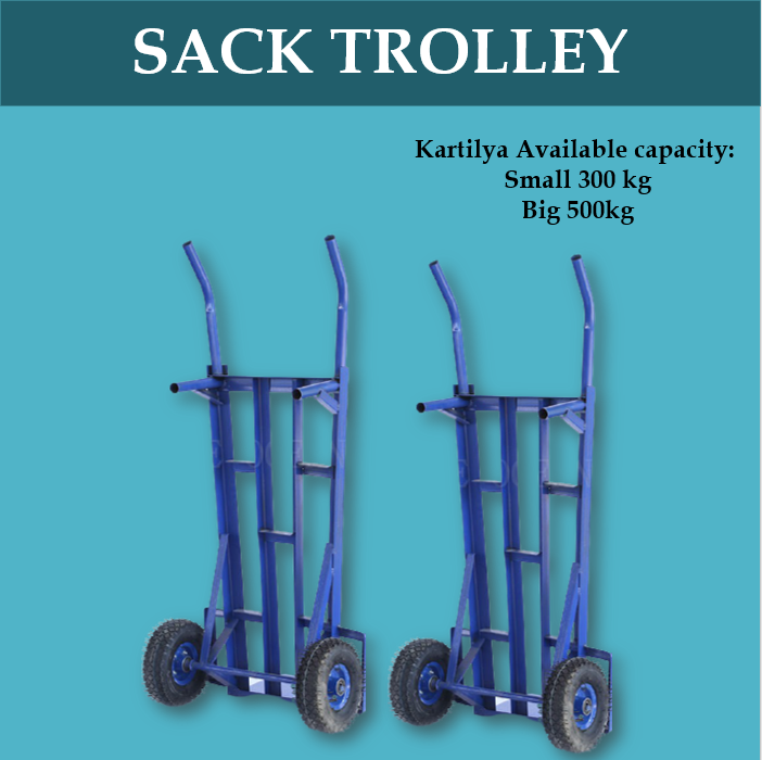 Mago Lifting Machinery III Heavy-duty Sack Hand trolley, 300kg- 500kg ...