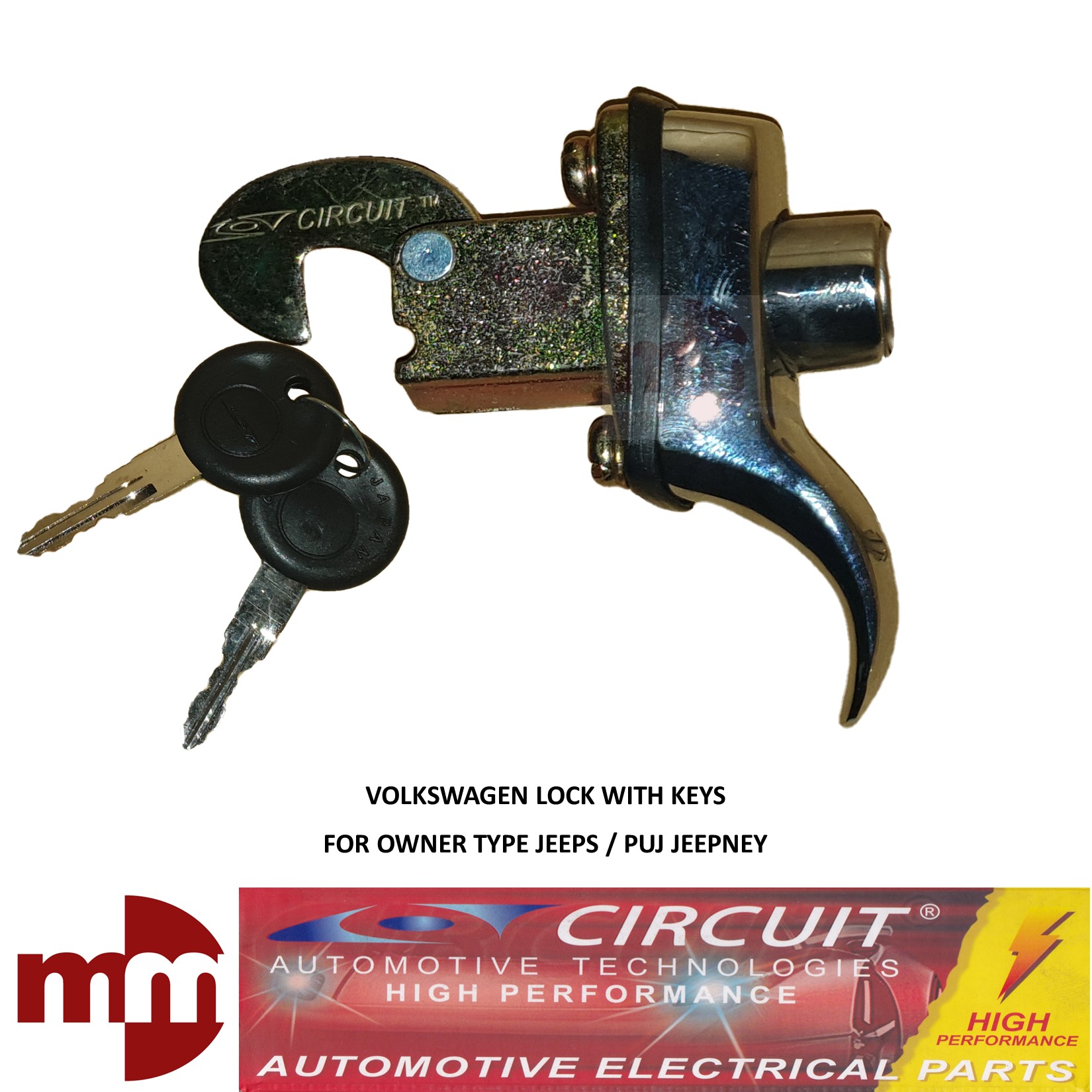 CIRCUIT VOLKSWAGEN DOOR LOCK HOOD LOCK WITH KEY (USE FOR OWNER TYPE ...
