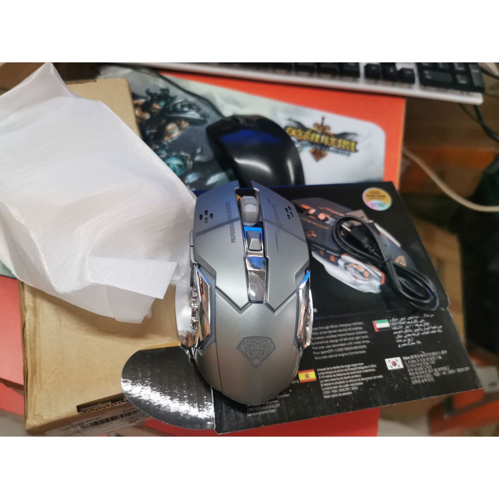 logitech the mouse Q3 Wireless Rechargeable Gaming Mouse Ergonomic ...