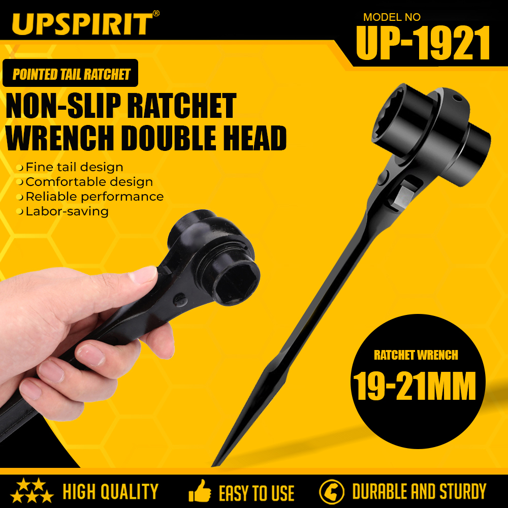 UPSPIRIT Scaffolding Podger Ratchet Wrench Site Ratchet Socket Wrench ...