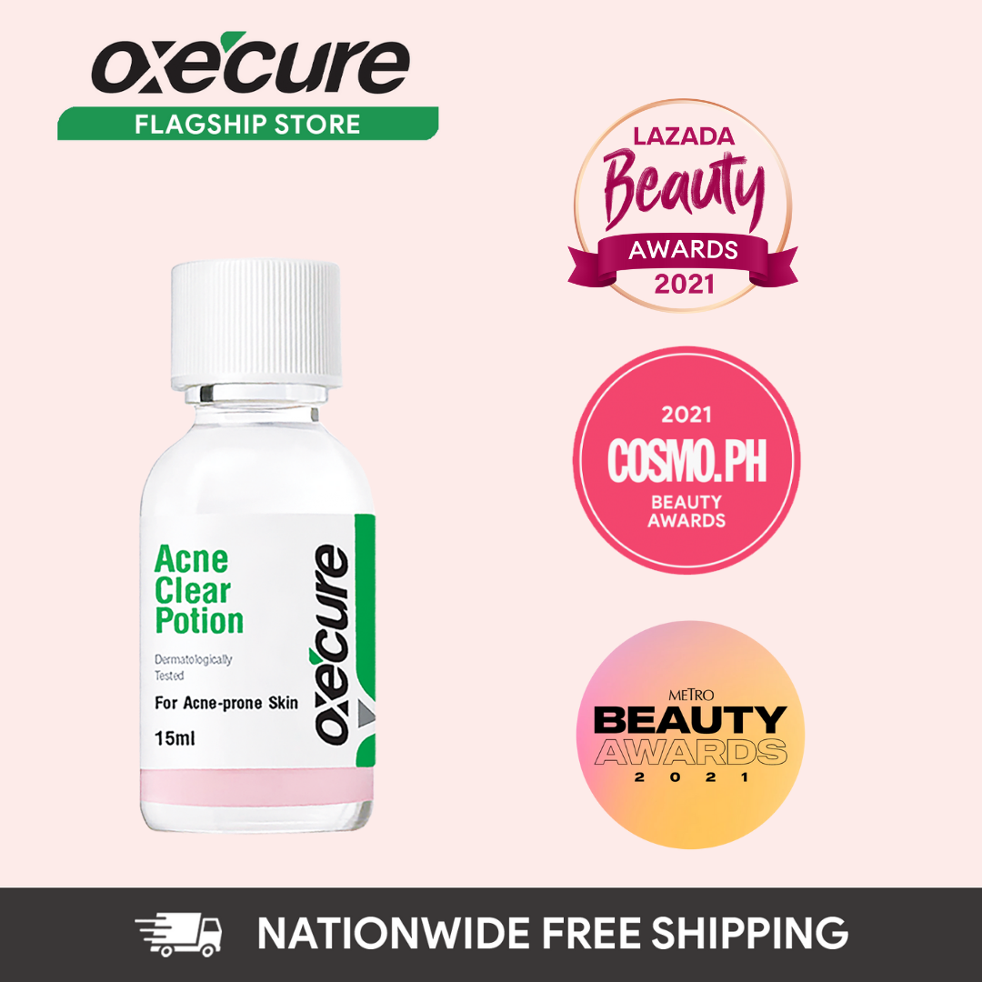 OXECURE ACNE CLEAR POTION 15ml [Pimples, blackheads, whiteheads ...
