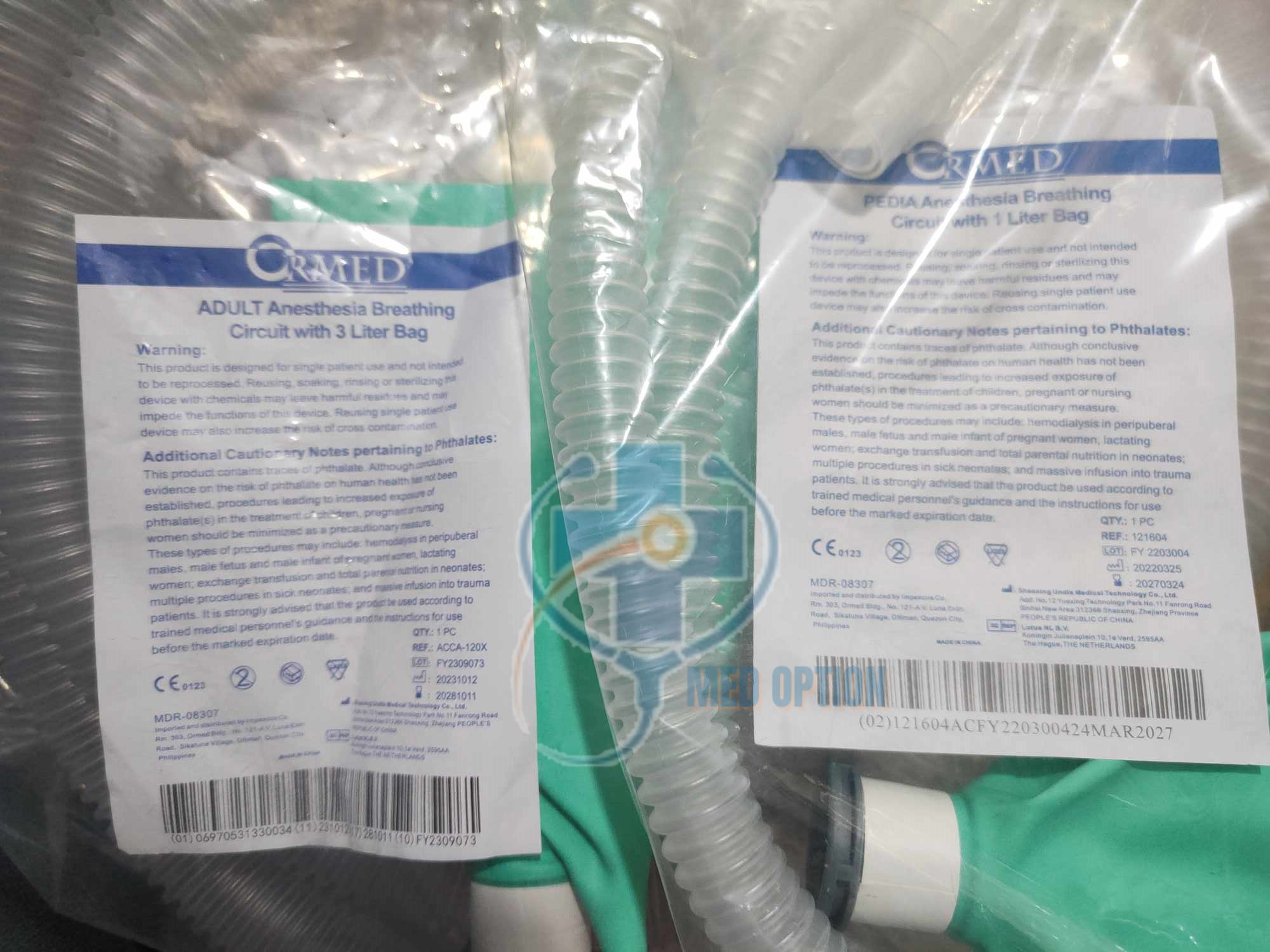 Anesthesia Breathing Circuit with Bag , ORMED | Lazada PH