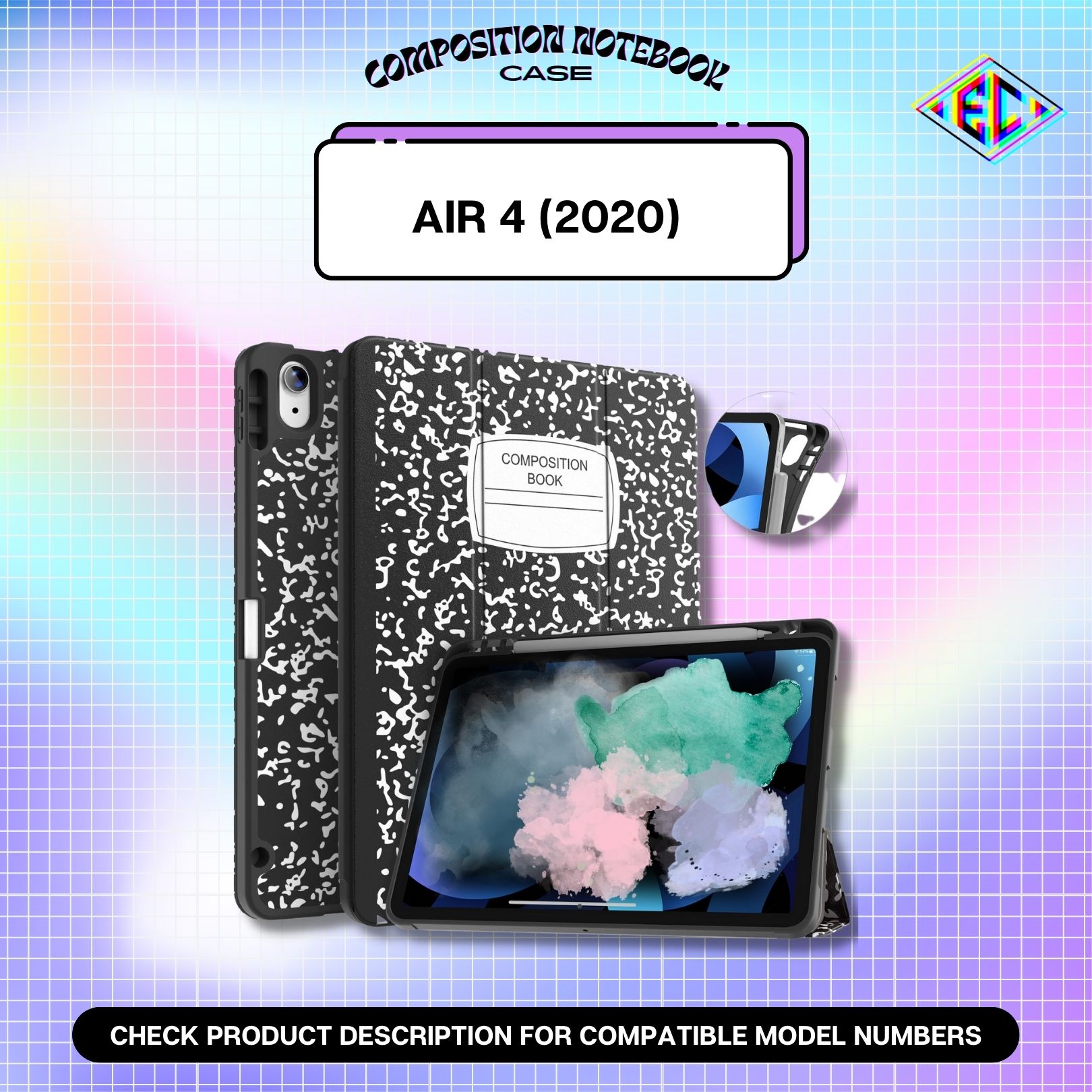 Composition Notebook iPad Air 4 iPad Air 5 10.9 iPad Pro 11 12.9 iPad ...