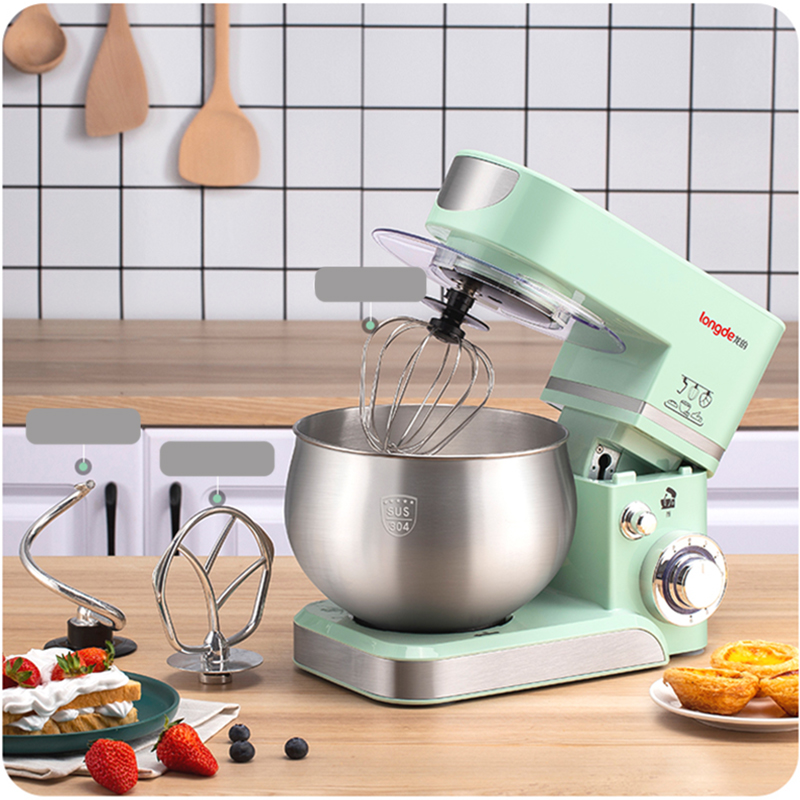 #COD stand mixer 1200W large motor Desktop Food Mixer, 5.5L Dough Mixer ...