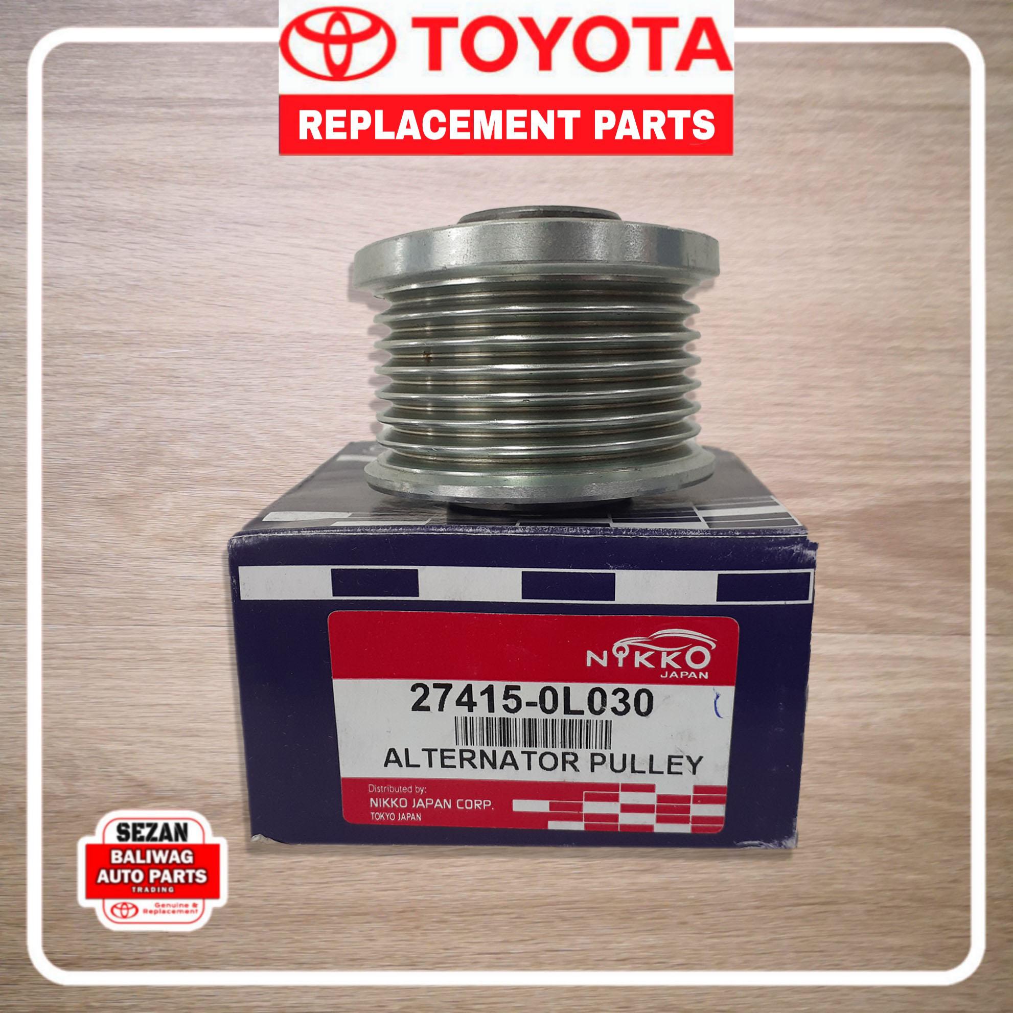 NIKKO JAPAN ALTERNATOR PULLEY 15MM HOLE TOYOTA FORTUNER INNOVA HILUX ...