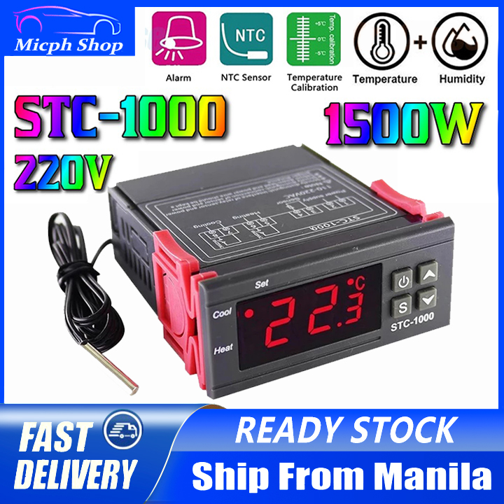 🥇 [Fast delivery]Digital Temperature Controller Thermostat Thermoregulator incubator Relay LED ...