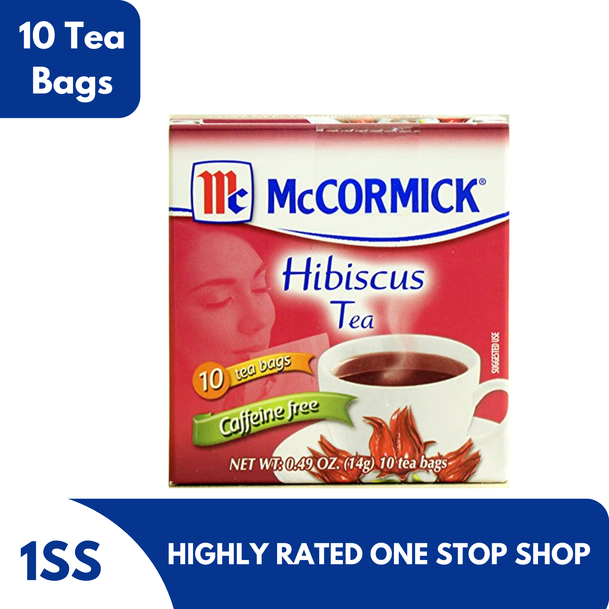 McCormick Hibiscus Tea, 10 Tea Bags | Lazada PH
