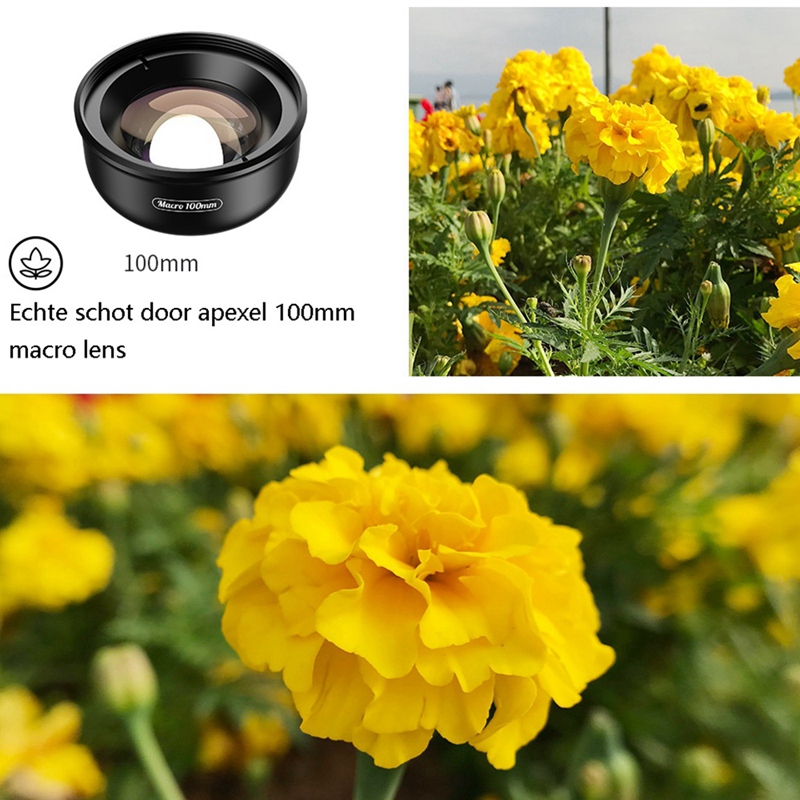 APEXEL 100mm Macro Lens Camera Phone Lens 4K HD Super Macro Lenses for ...