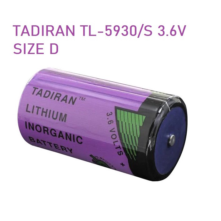 Tadiran TL-5930 Battery size D Lithium Battery 3.6V - non Rechargeable ...