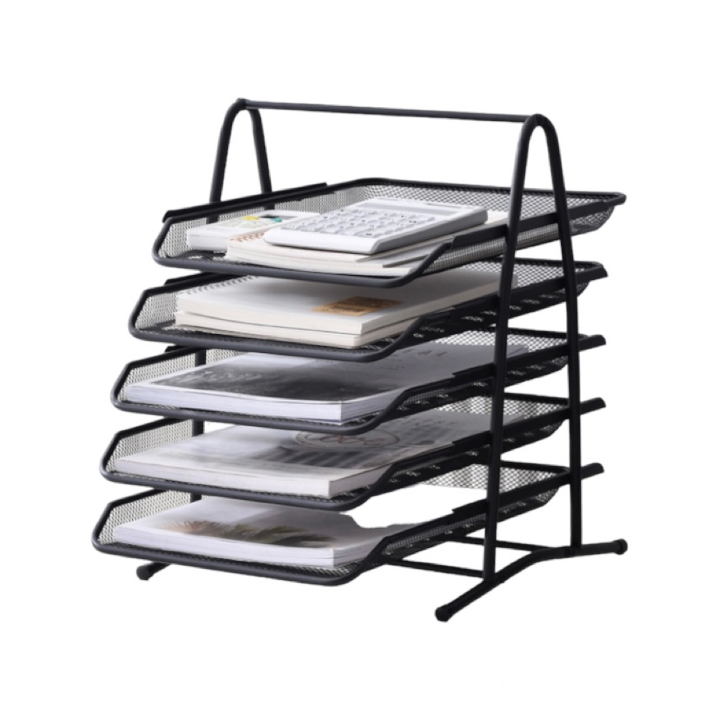 2/3/4/5Layer magazine tray and document file organizer,holder,rack ...