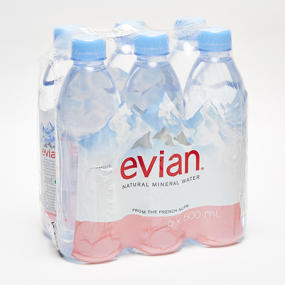 Evian Natural Mineral Water 6 x 500mL | Lazada PH