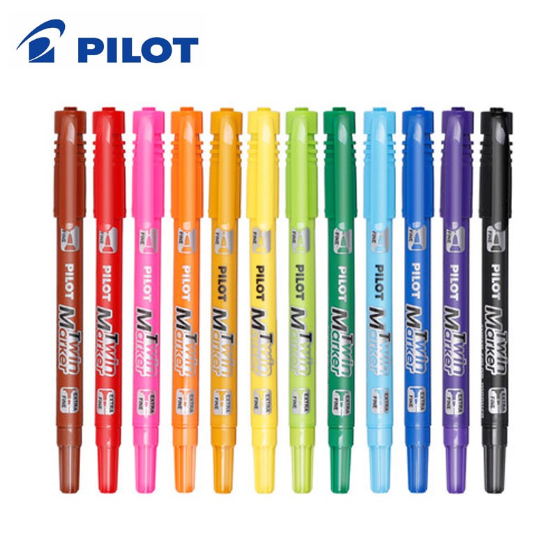 Pilot [PLT-TwnMkr] Twin Point Marker (SOLD PER PIECE) | Lazada PH