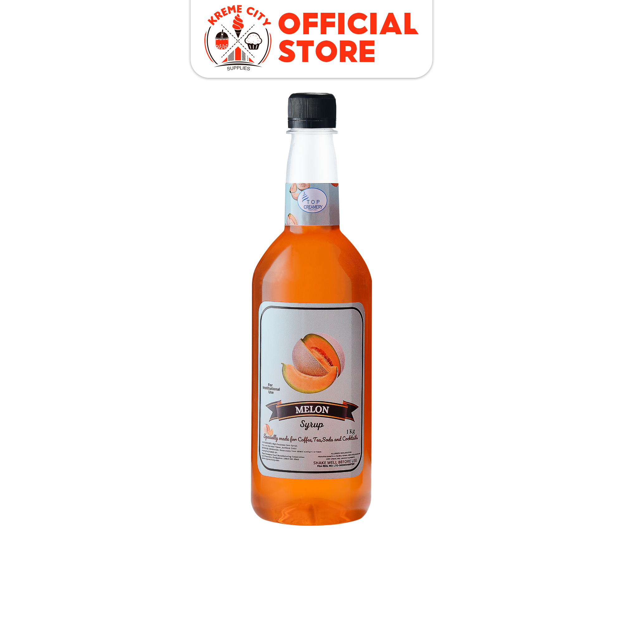 Top Creamery Melon Syrup 750ml | Lazada PH