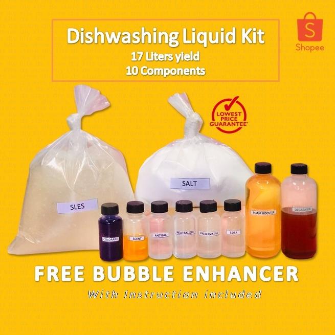 Dishwashing Liquid Kit DIY 17 Liters Yield | Lazada PH