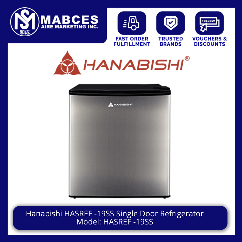 Hanabishi HASREF-19SS Single Door Refrigerator | Lazada PH