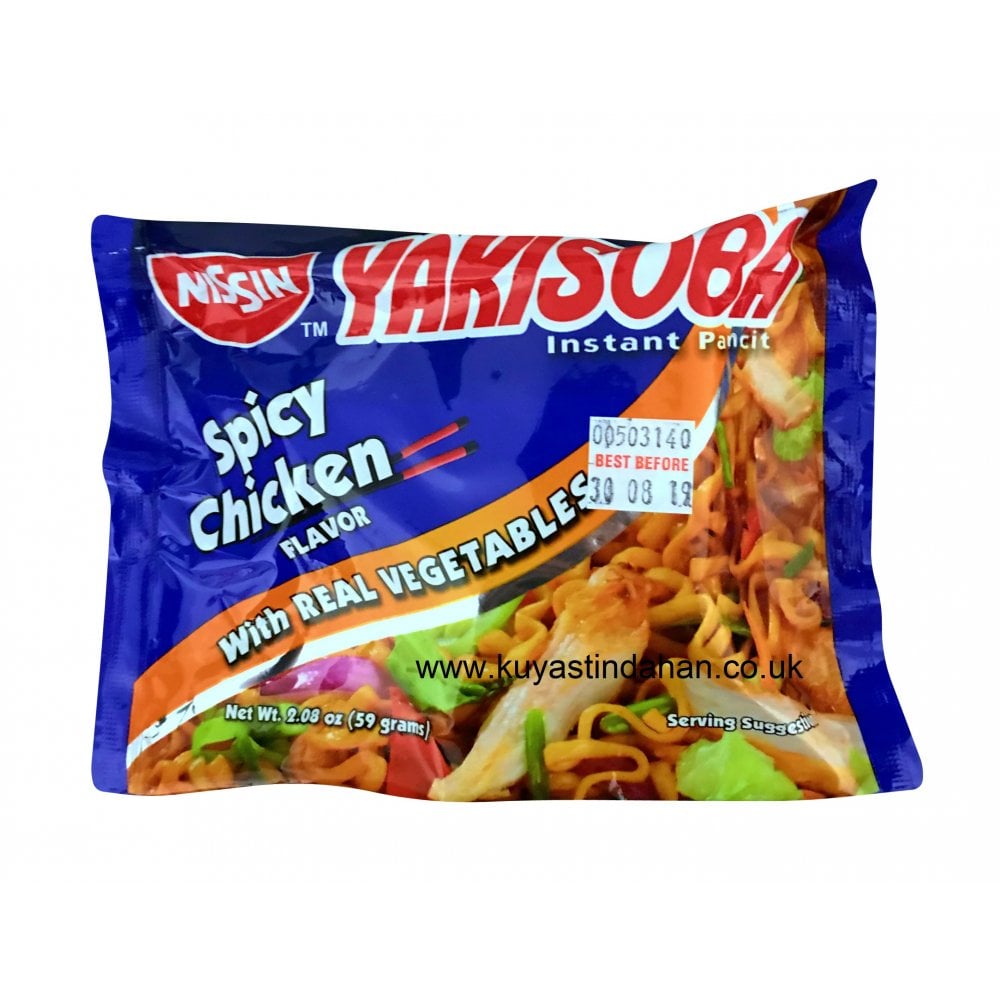 NISSIN YAKISOBA PANCIT CANTON PASTA EXPRESS Carbonara 60G spaghetti ...