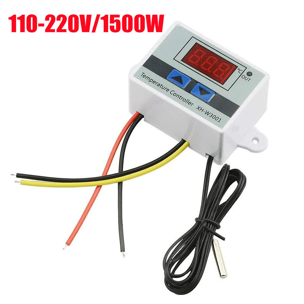 Multifunction Digital Temperature Controller XH-W3001 DC12V DC24V AC110 ...