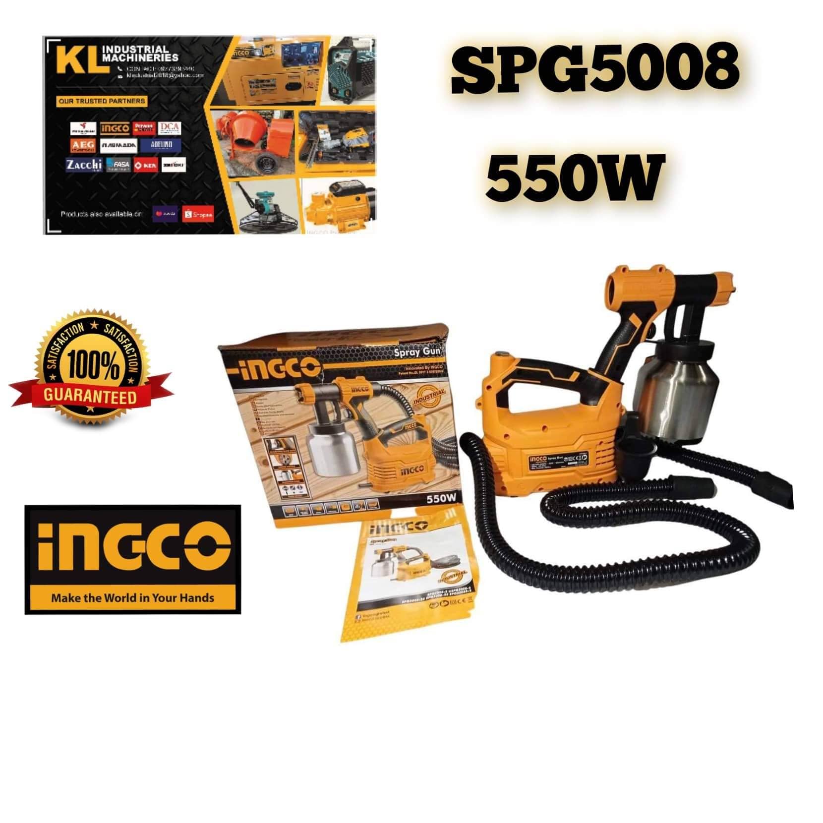 Ingco Spray Gun 550W ( SPG5008-2 ) | Lazada PH