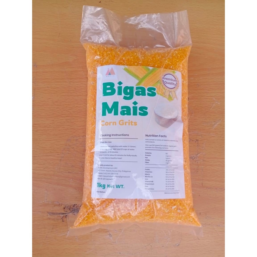 Premium Quality Pure Yellow Corn Grits Corn Rice Bigas Mais 1KG | Lazada PH