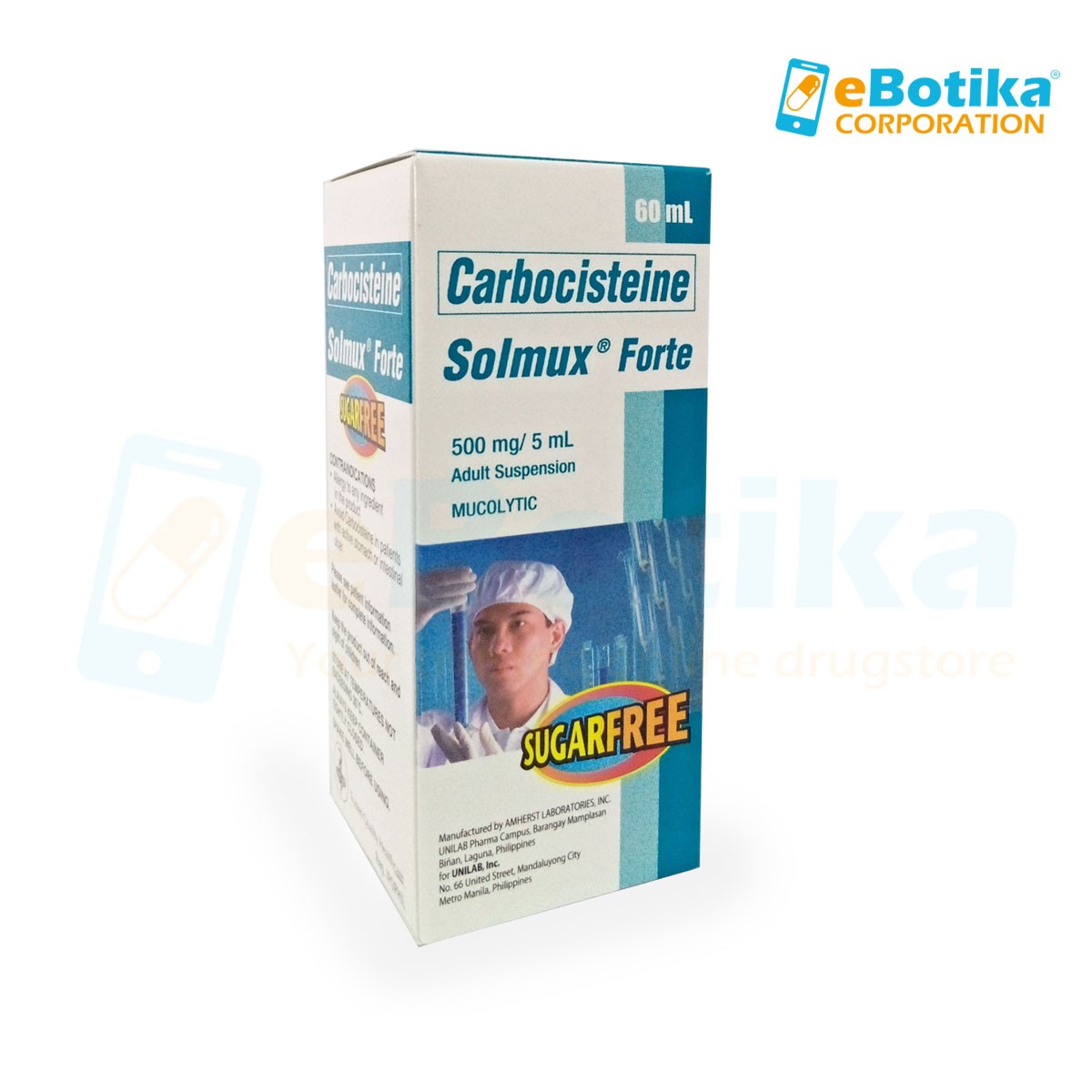 Solmux Forte 500mg/5mL 60mL (Adult Suspension) | Lazada PH