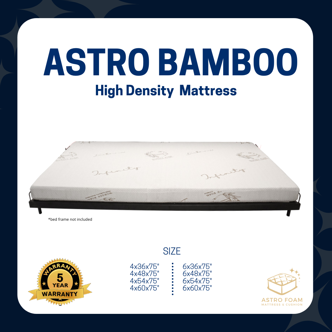 Astro Foam Wonder Foam Bamboo Cool Comfort Bed Best Quality 5 YEAR ...