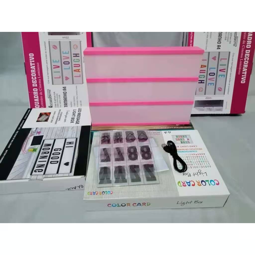 A4 LED MESSAGE LIGHT BOX LETTER BOX | Lazada PH