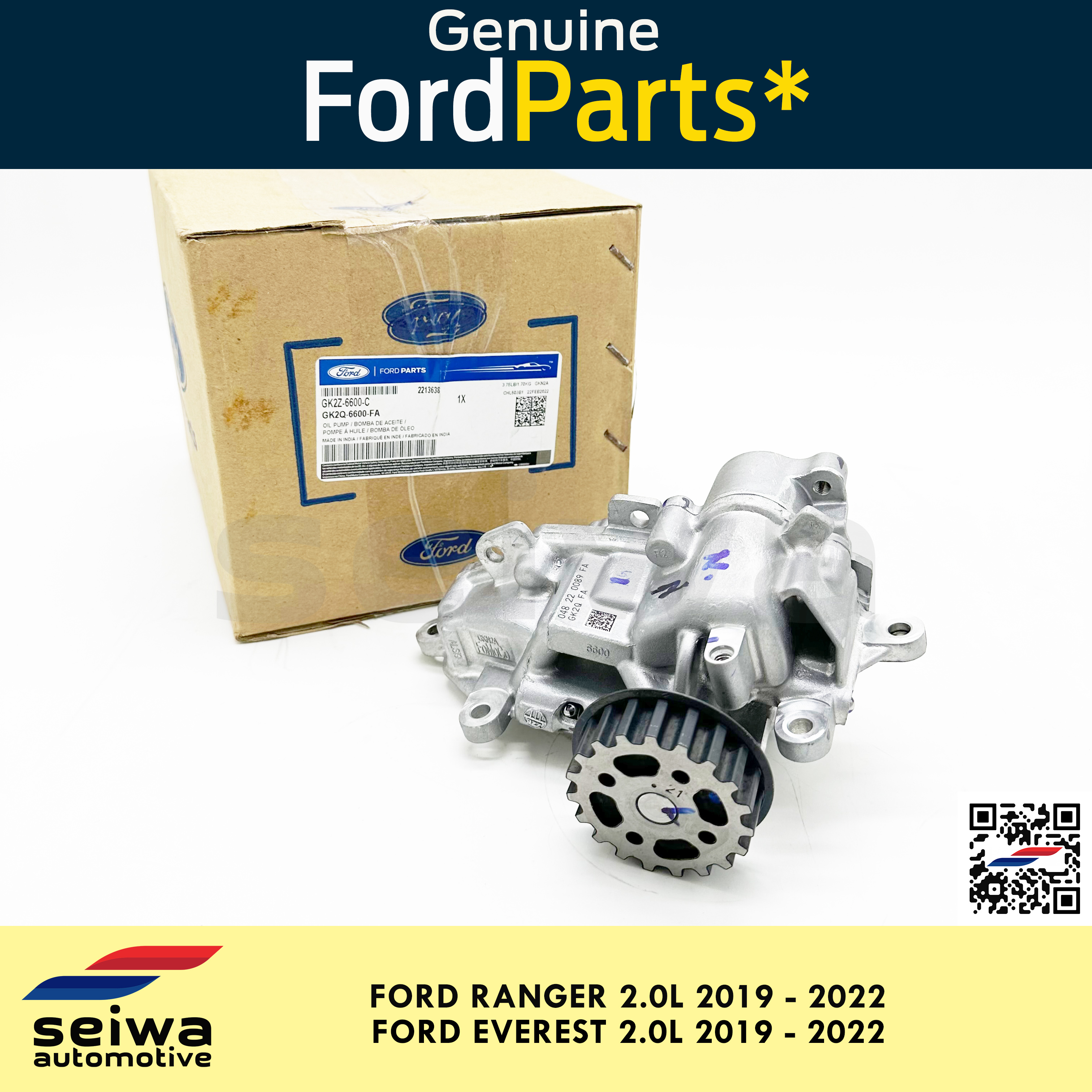 [2019 - 2022 2.0L] Ford Ranger Oil Pump Assy - [2019 - 2022 2.0L] Ford ...