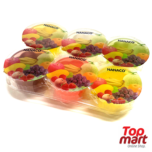 Nanaco Nata de Coco Pudding 80g x 6's - Strawberry/ Honeymelon/ Lychee ...