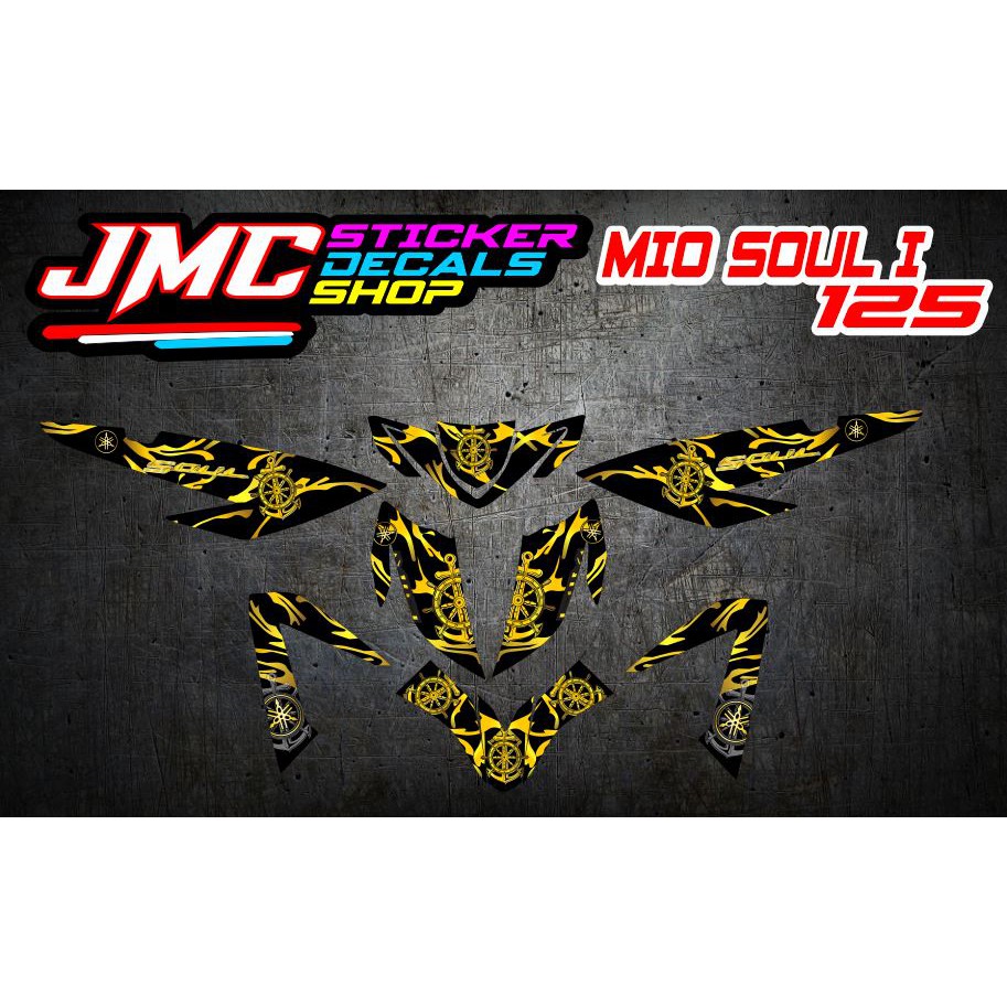 mio soul i 125 full decals easy to use | Lazada PH