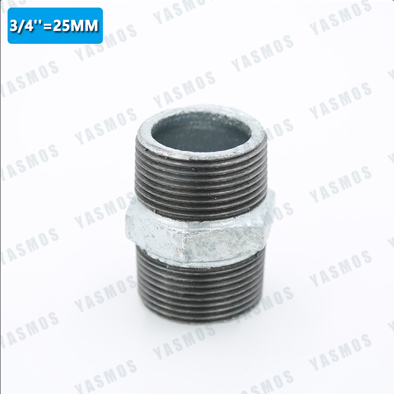 Yasmos GI Pipe Fittings Galvanized Externally Threaded Direct Fitting 1 ...