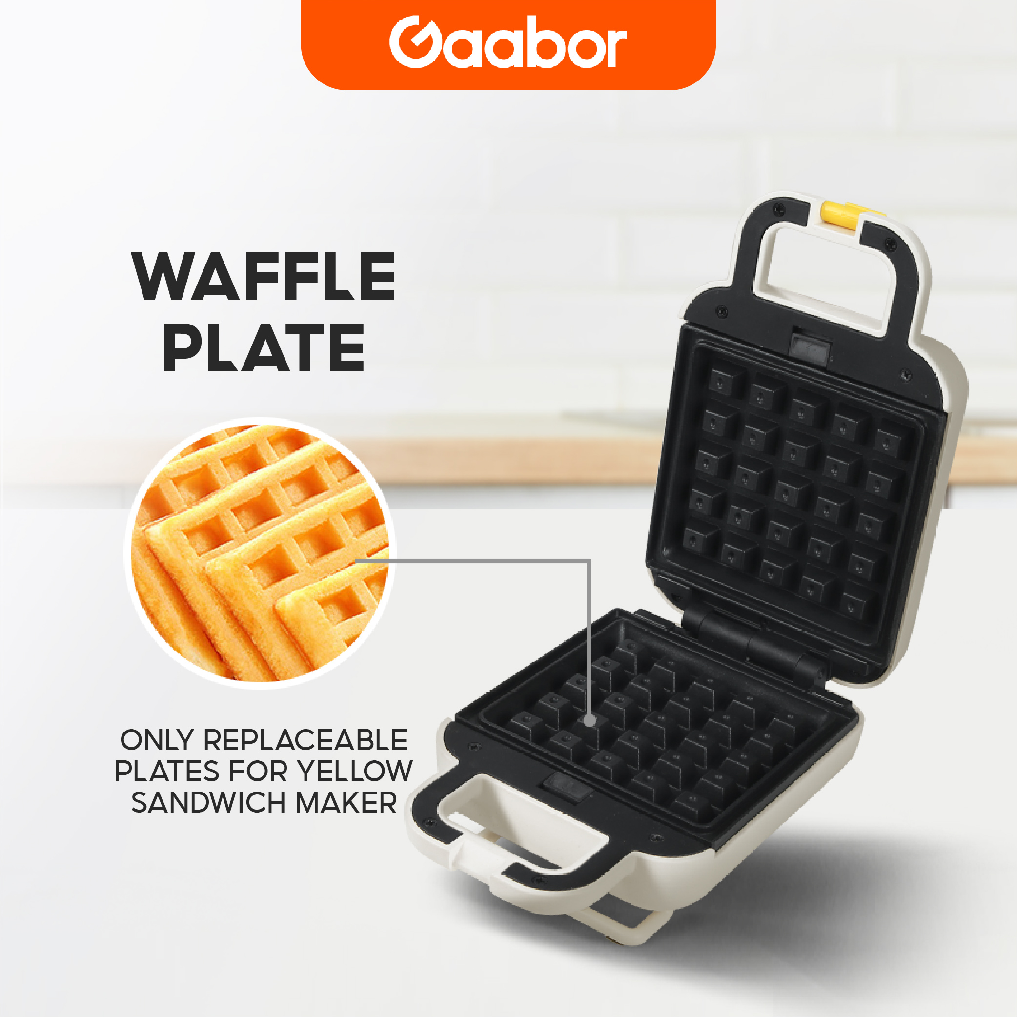 Gaabor Portable Sandwich Maker Multifunctional Breakfast Machine and ...